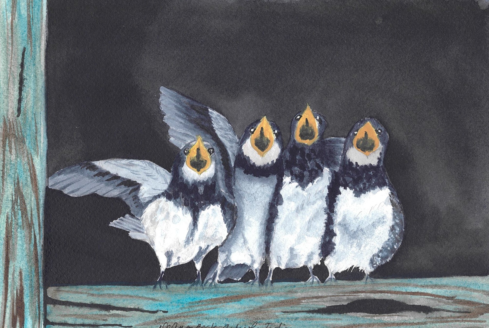 Small Watercolor Paintings by DeAnn Beck – Catawba Cultural ...