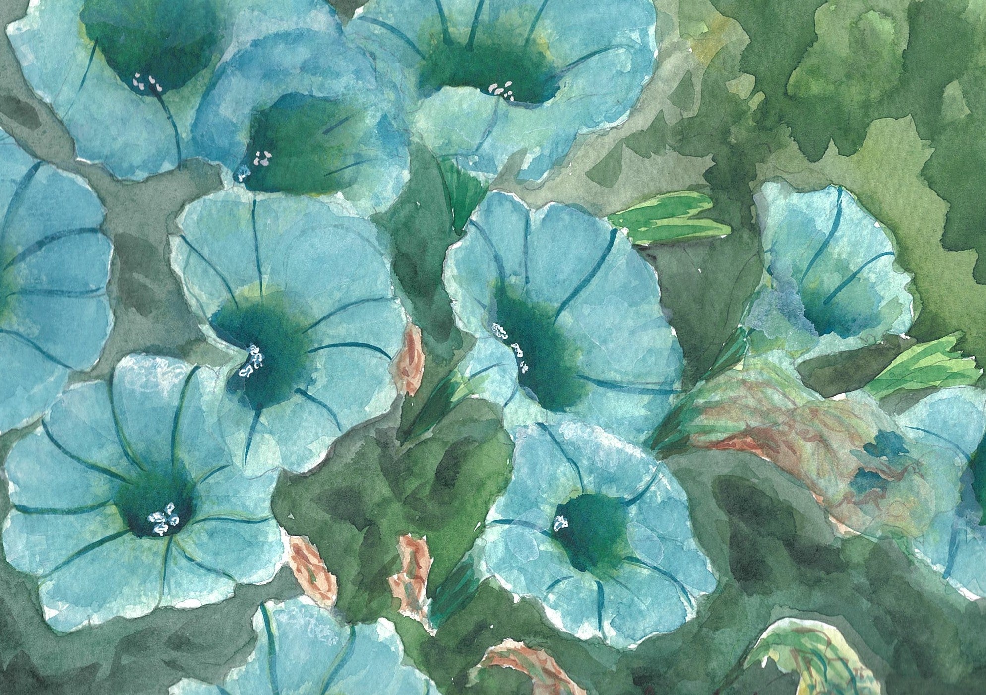 Medium Watercolor Paintings by DeAnn Beck – Catawba Cultural ...