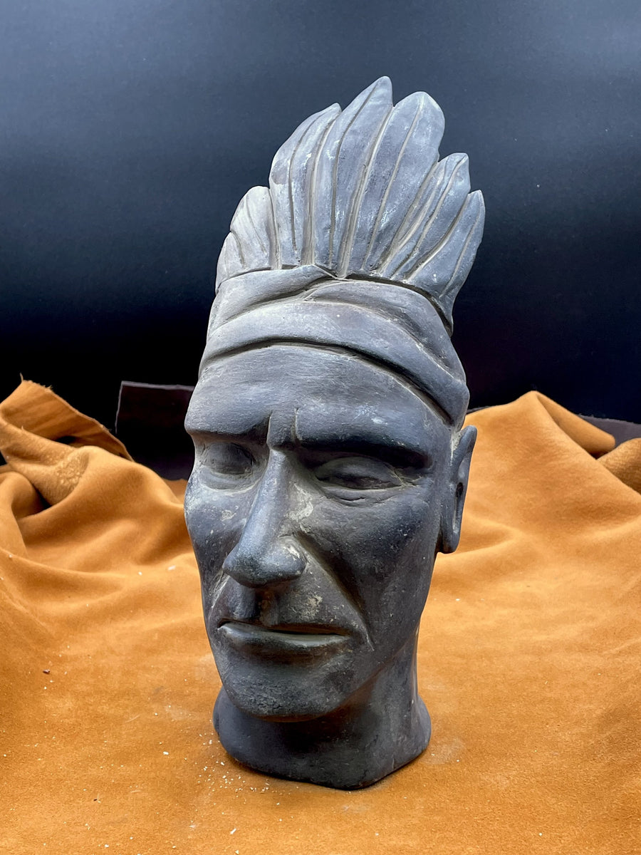 King Hagler Head Effigy by Tony Bouler Jr – Catawba Cultural ...