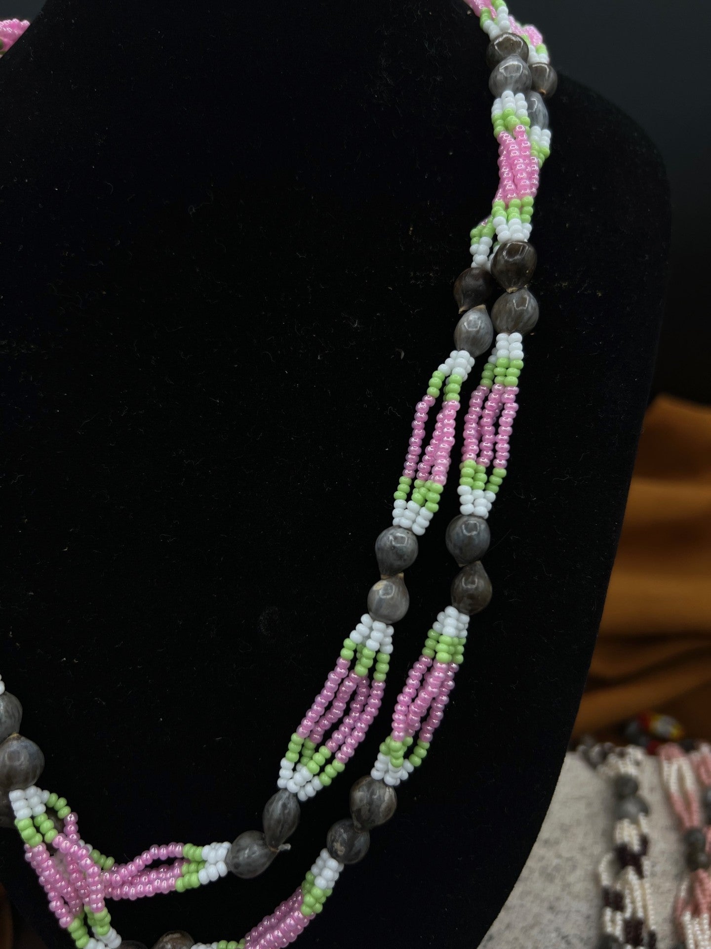 Corn Bead Necklaces by Jessica Sweet – Catawba Cultural Preservation ...
