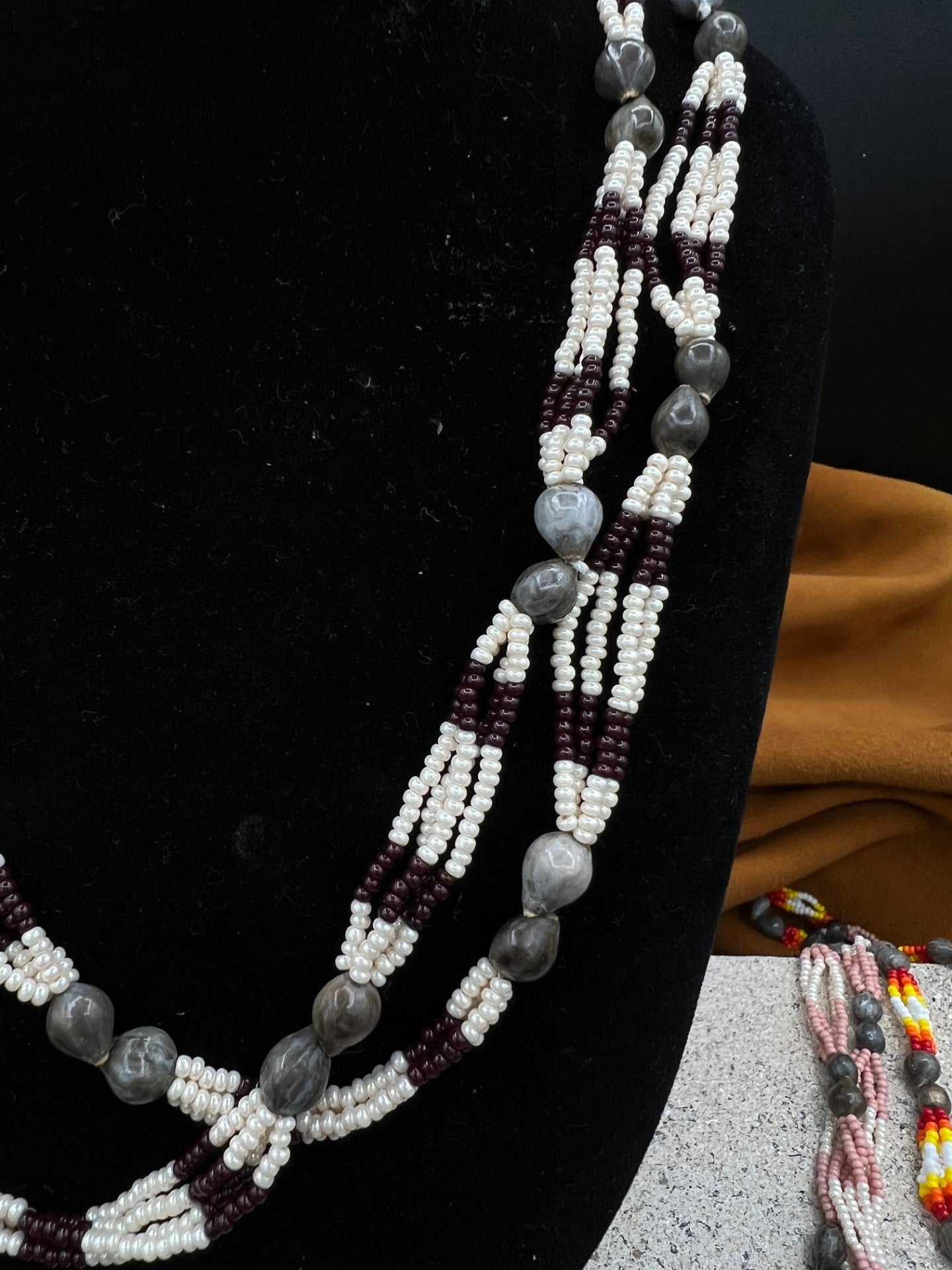 Corn Bead Necklaces by Jessica Sweet – Catawba Cultural Preservation ...
