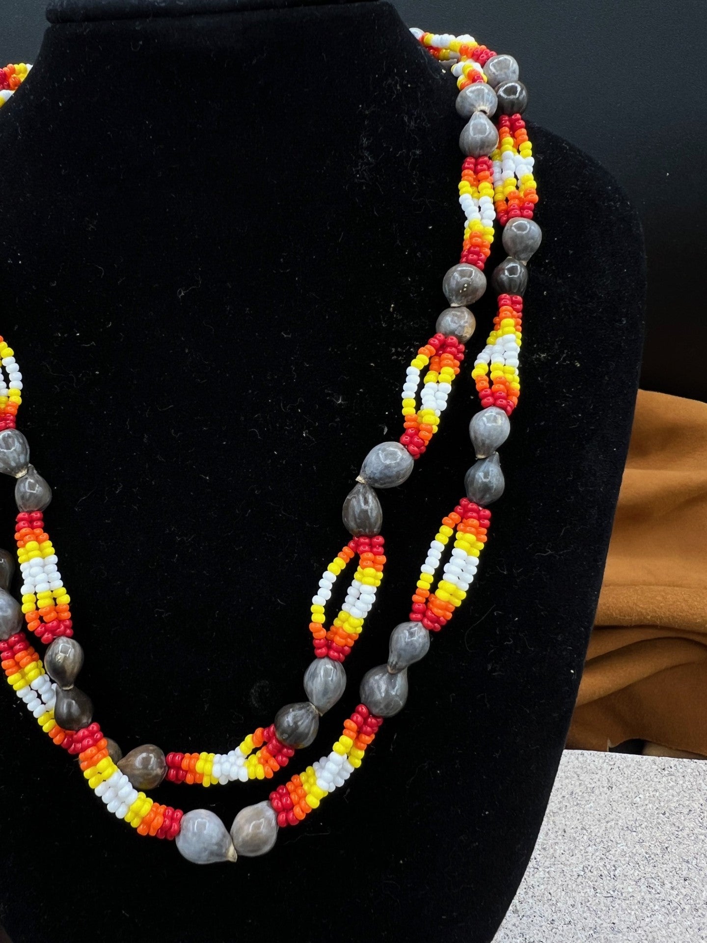 Corn Bead Necklaces by Jessica Sweet – Catawba Cultural Preservation ...