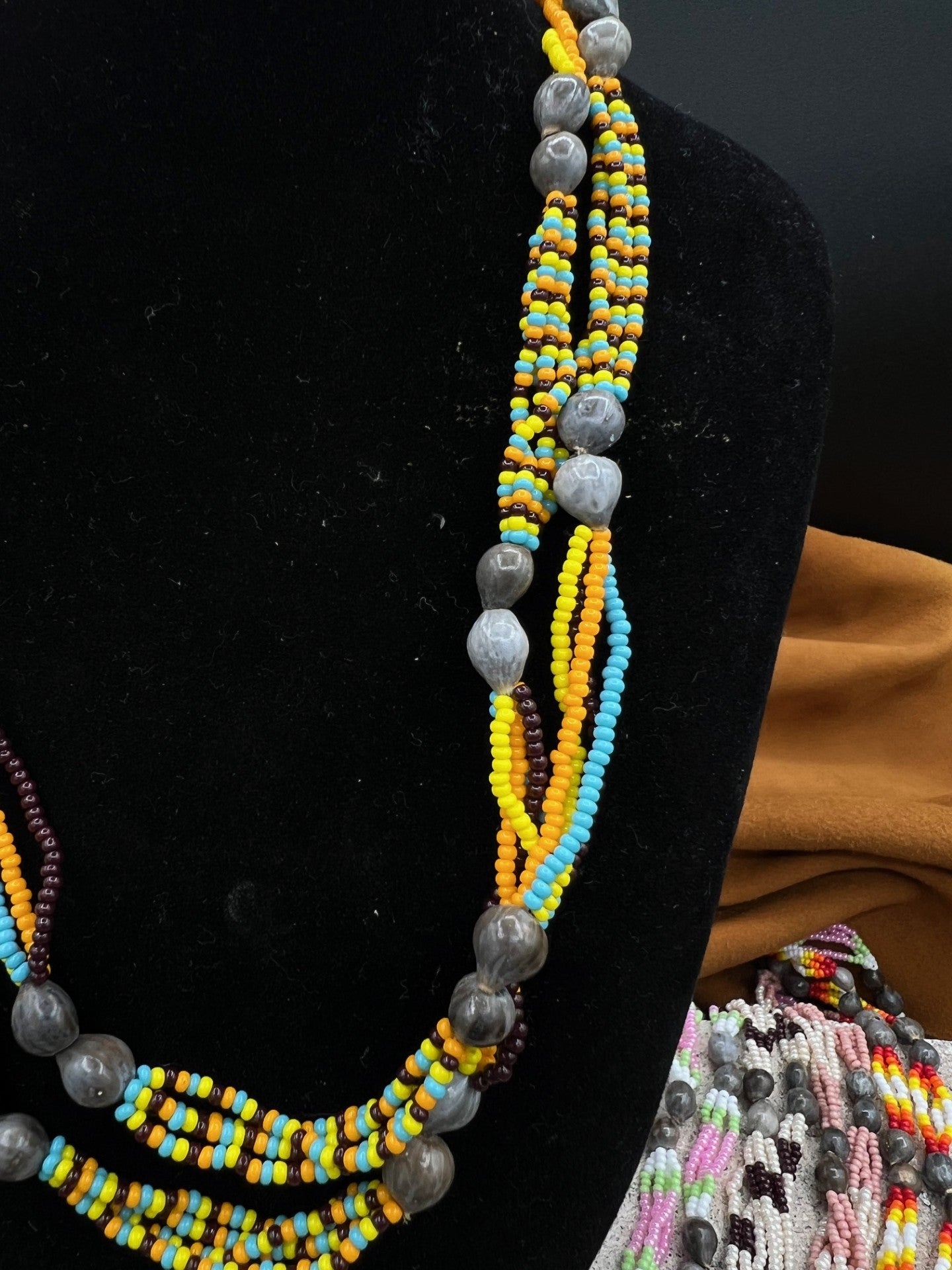 Corn Bead Necklaces by Jessica Sweet – Catawba Cultural Preservation ...