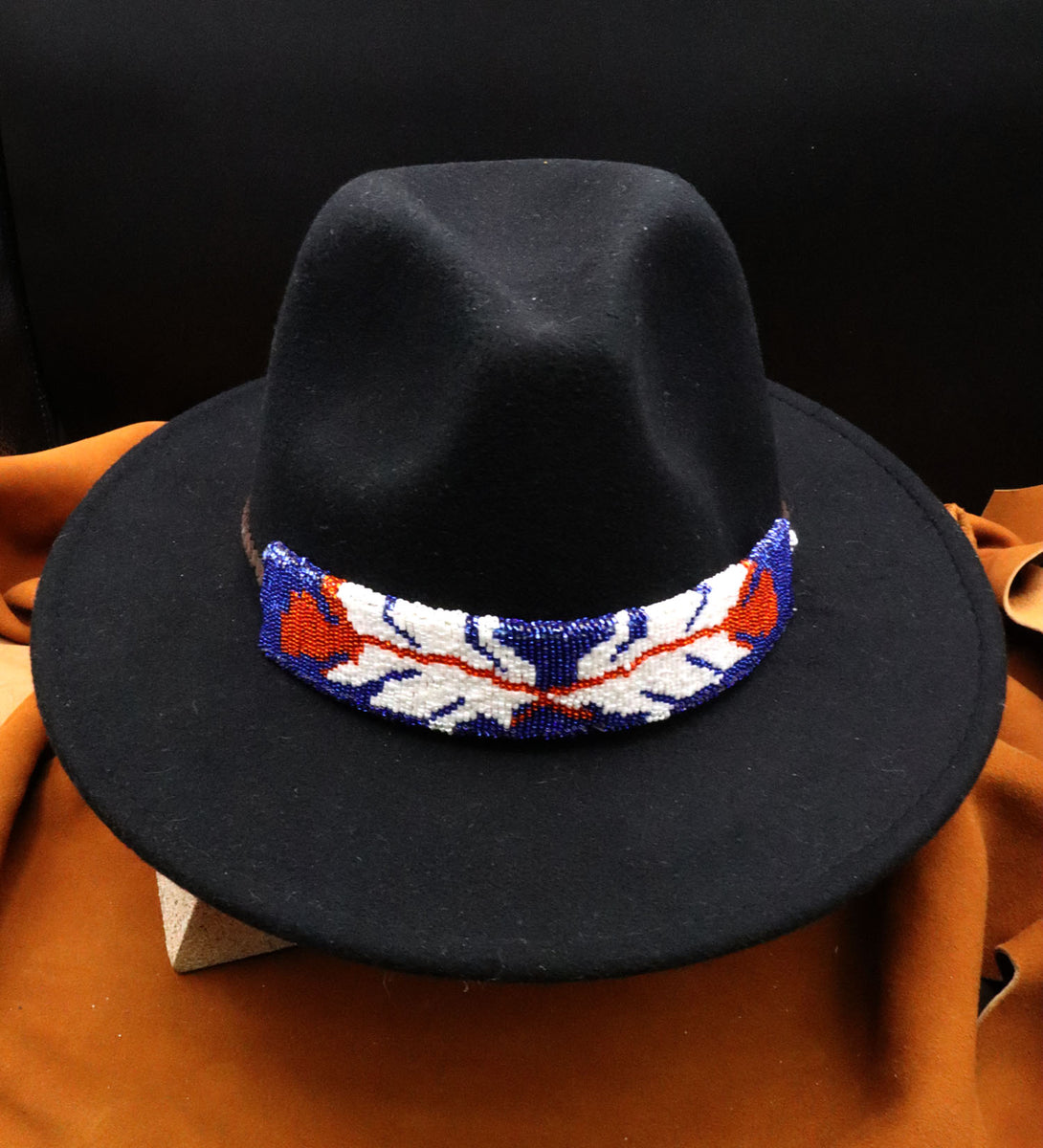 Beaded Fedora by Heather Nguyen – Catawba Cultural Preservation Project