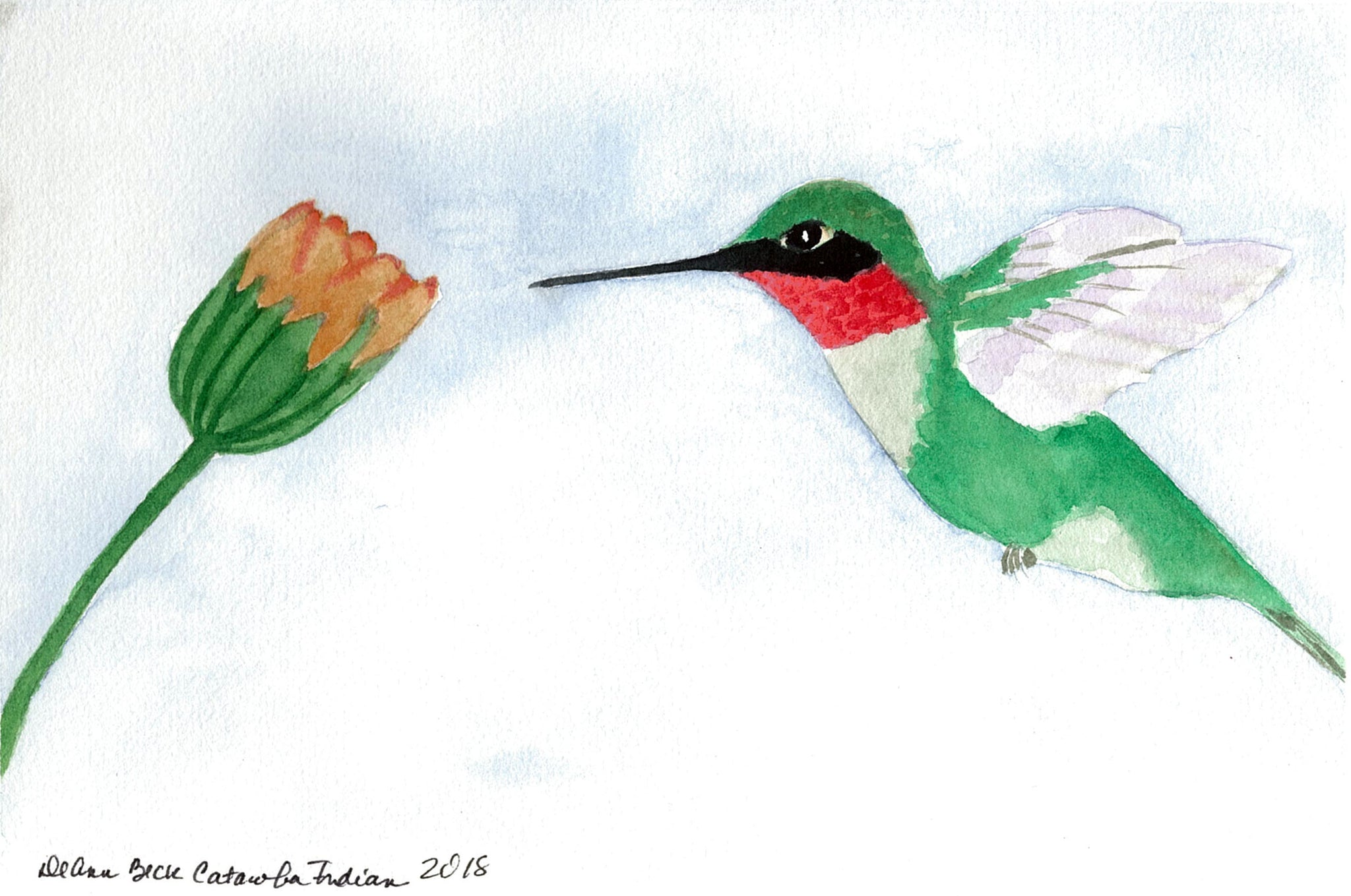 Small Watercolor Paintings by DeAnn Beck – Catawba Cultural ...