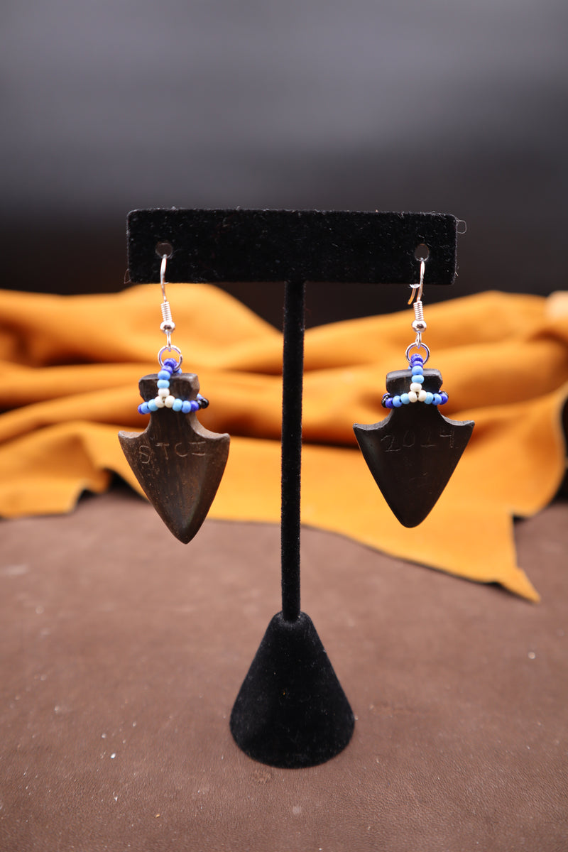 Clay Arrowhead Earrings by Sarah Tucker – Catawba Cultural Preservation ...