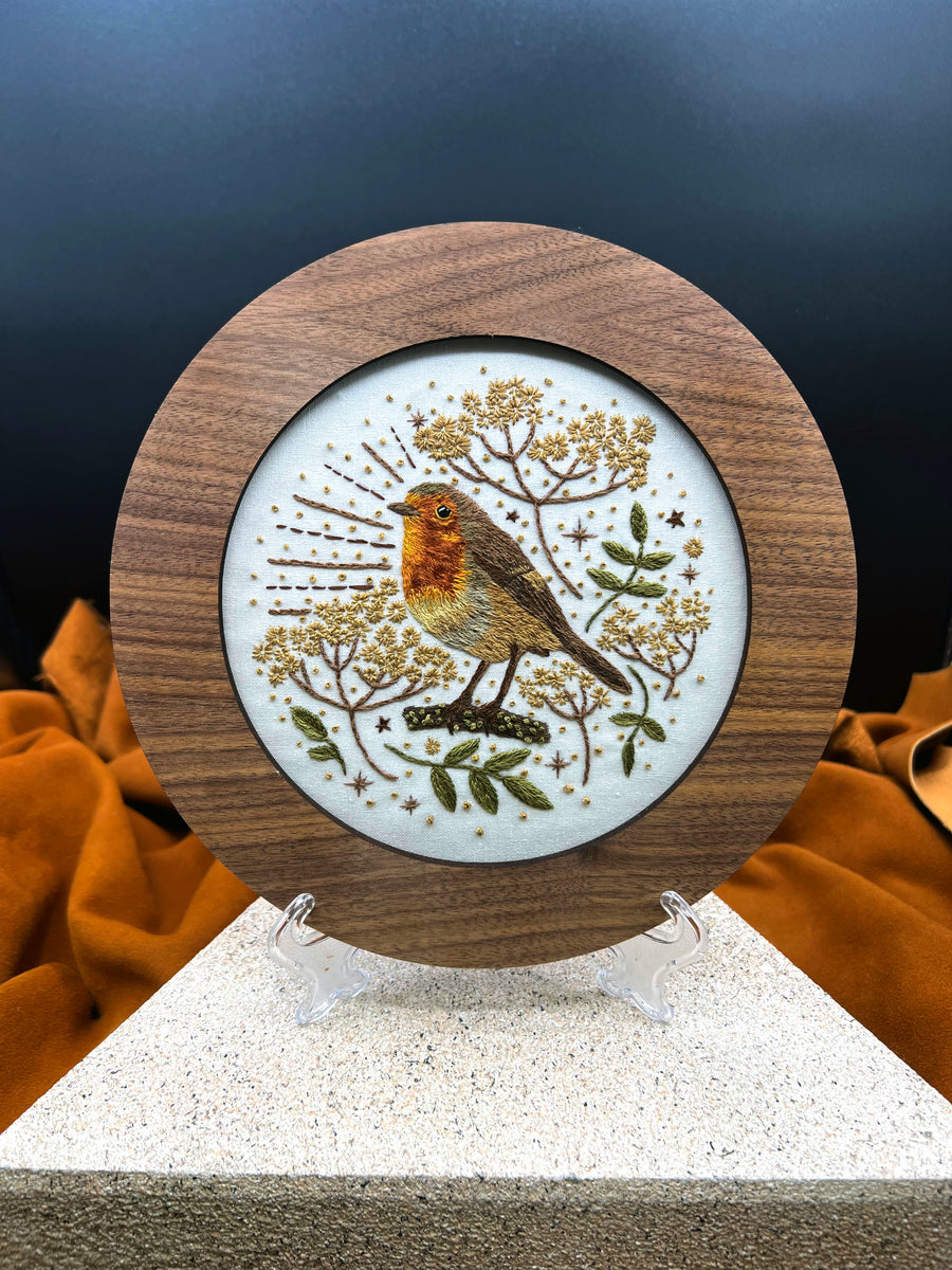 Embroidered Red Robin by Teresa Dunlap – Catawba Cultural Preservation ...