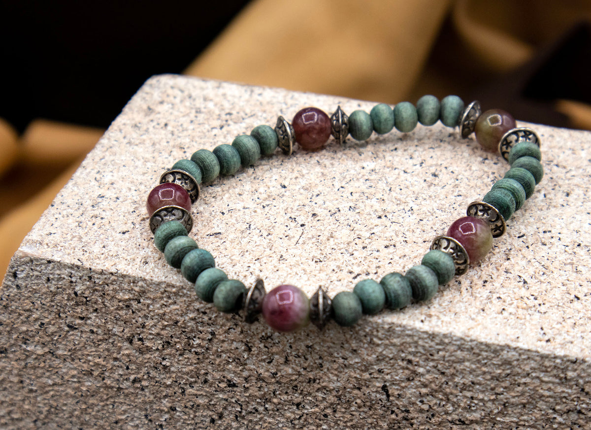 Natural Stone Bracelets by Bobby R. Blue – Catawba Cultural ...