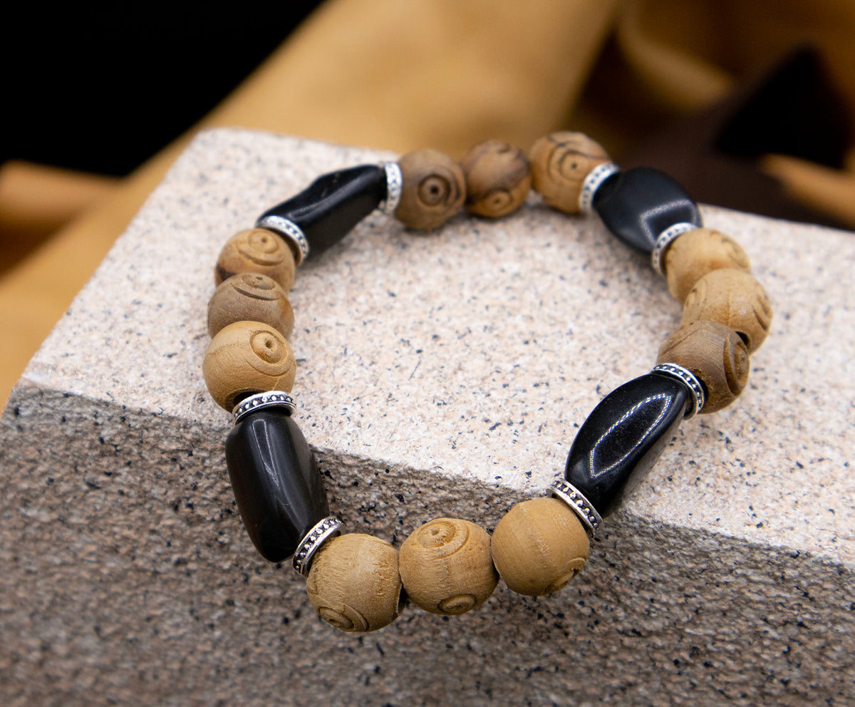 Natural Stone Bracelets by Bobby R. Blue – Catawba Cultural ...