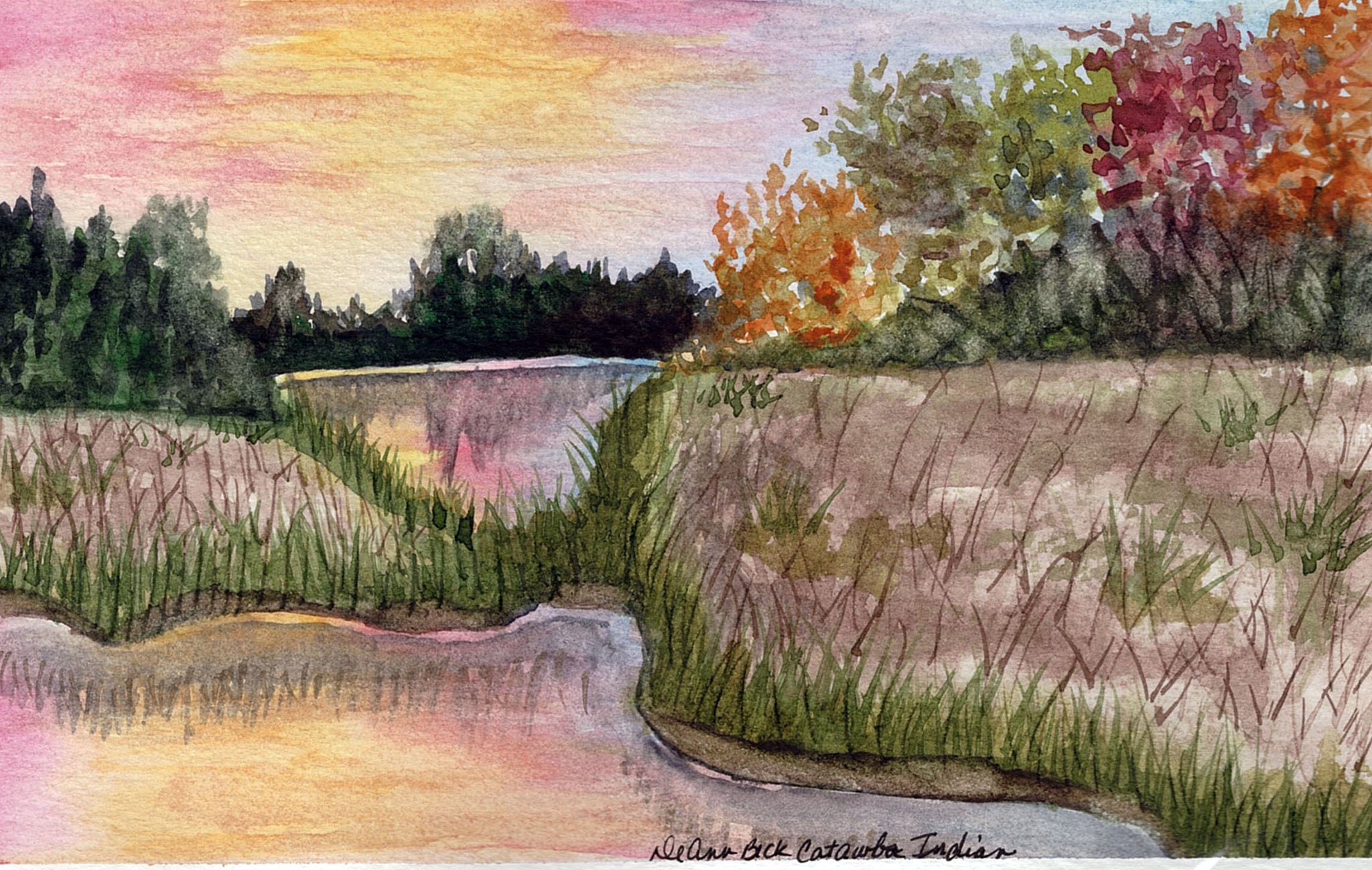 Small Watercolor Paintings by DeAnn Beck – Catawba Cultural ...