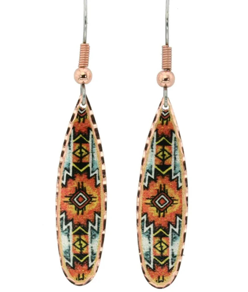 Teardrop Native American Earrings – Catawba Cultural Preservation Project