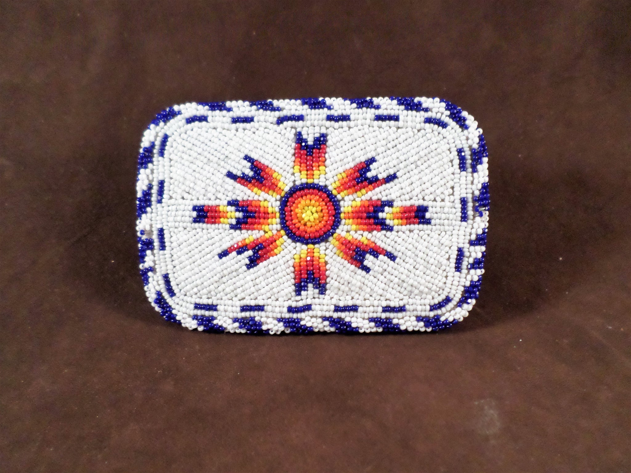 Large Beaded Belt Buckle – Catawba Cultural Preservation Project
